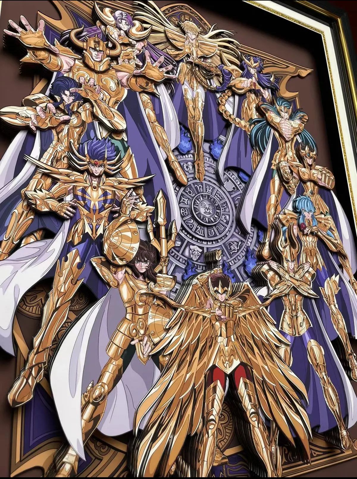 Saint Seiya 3D hand-painted three-dimensional painting – Animehouse